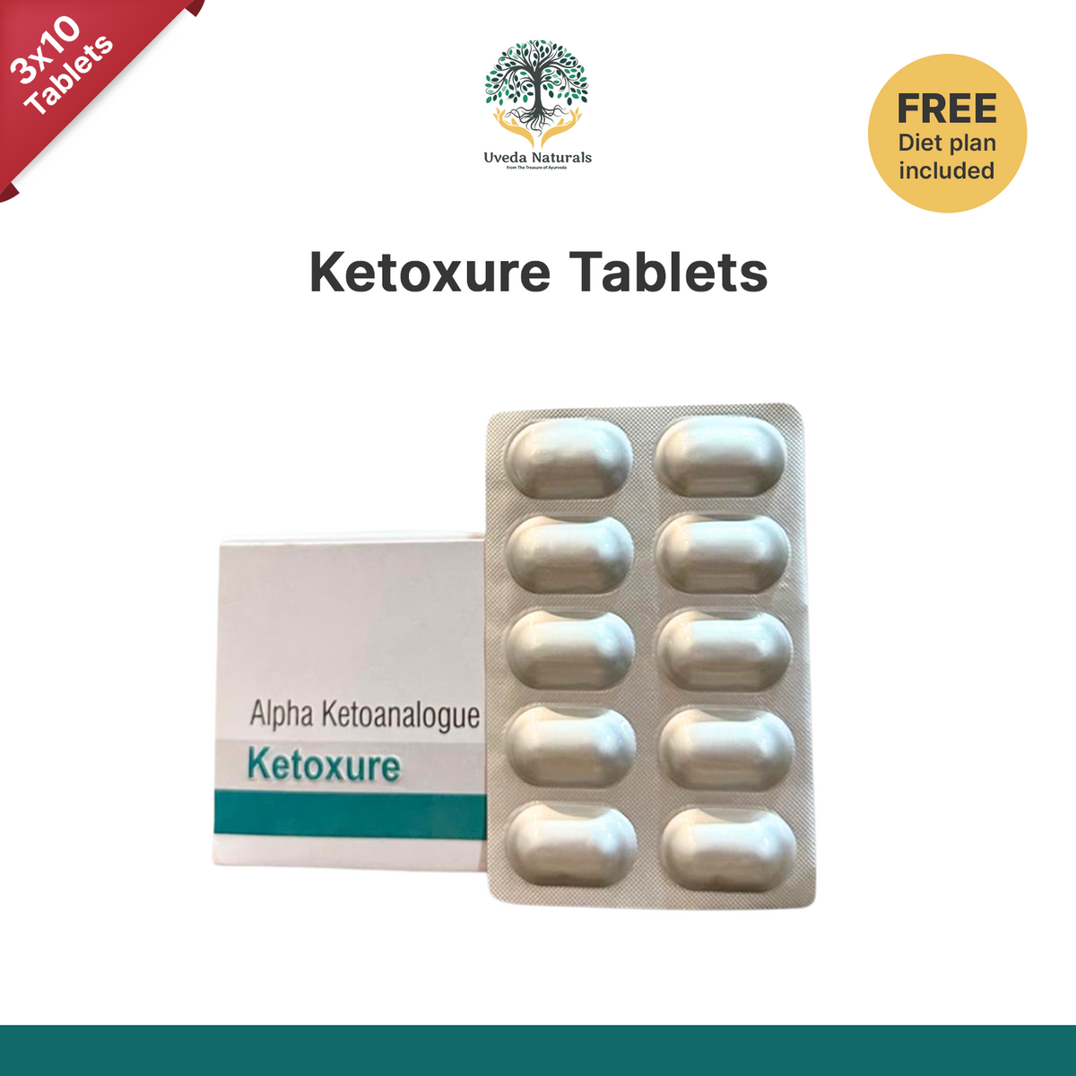 ketoxure Tablets - Support Kidney Function & Reduce Uraemic Symptoms ...
