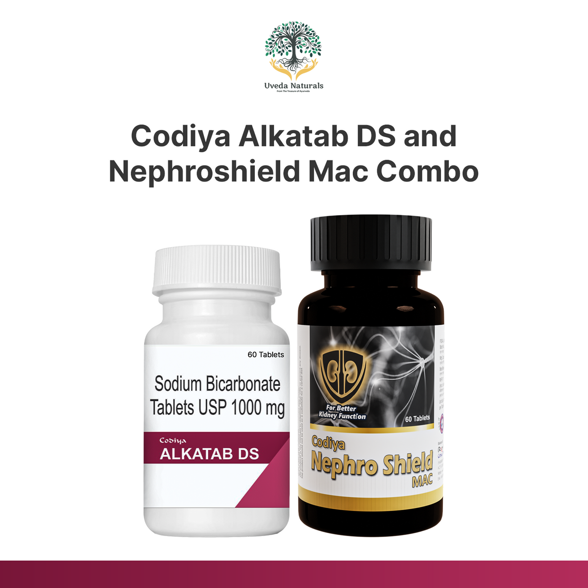 Codiya Alkatab DS and Nephroshield Mac Combo – Uveda Naturals