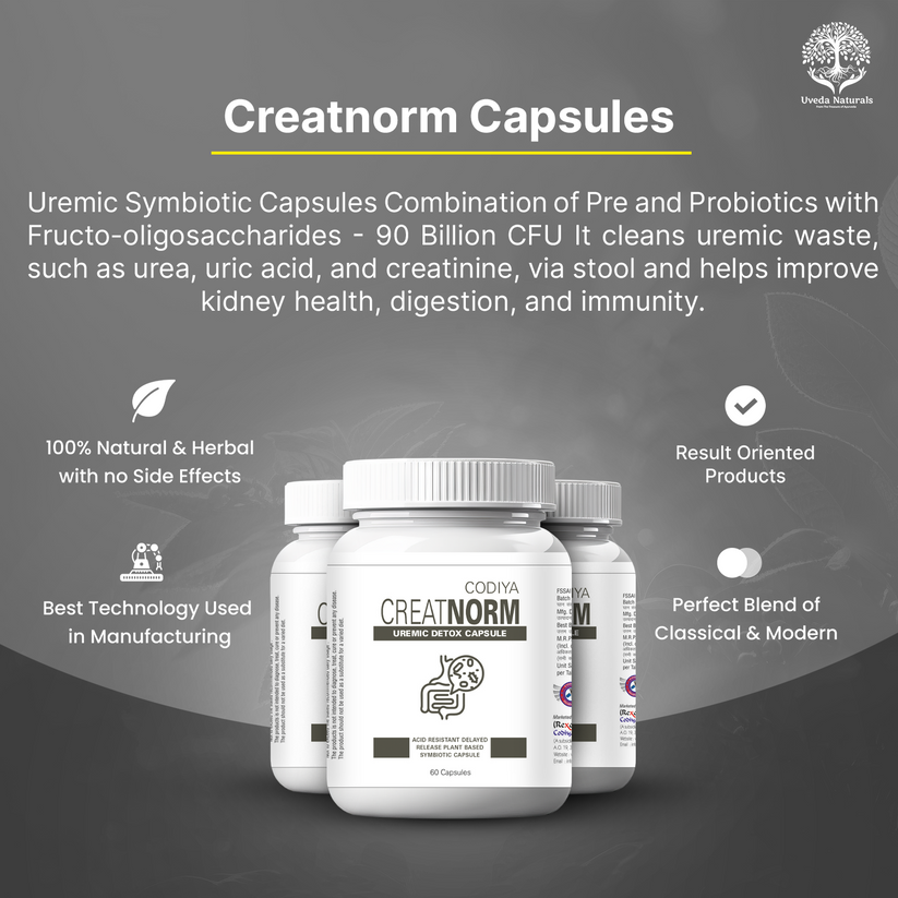 Creatnorm Capsules - Uremic Symbiotic Probiotic Formula – Uveda Naturals