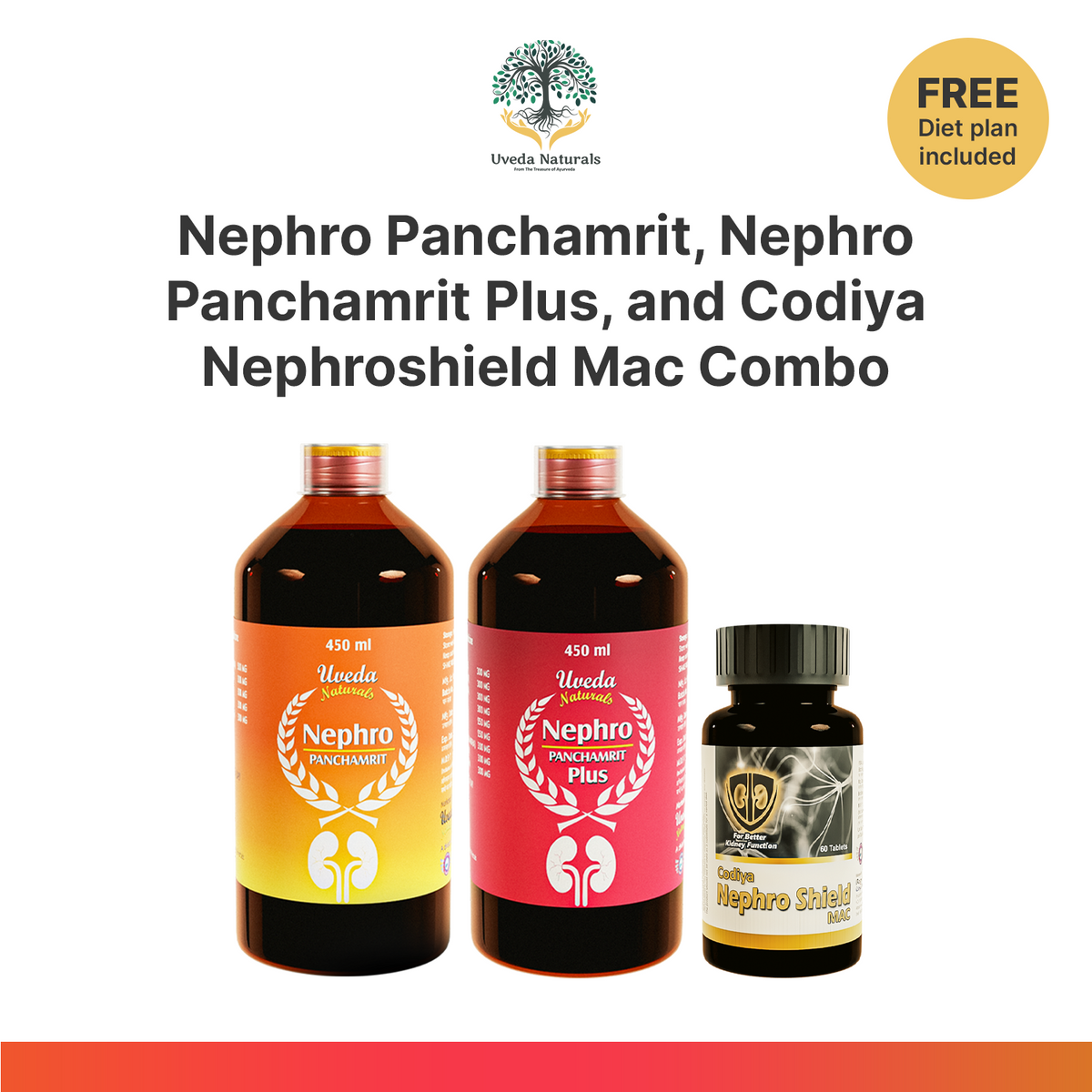 Nephroshield & Nephro Panchamrit and Nephro Panchamrit Plus Combo ...