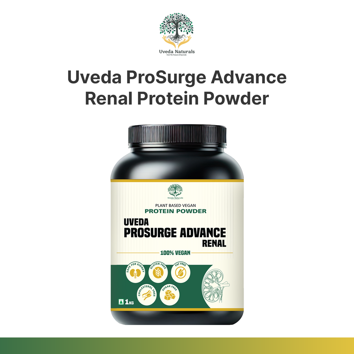 Uveda ProSurge Advance Renal Protein Powder – 100% Vegan Kidney-Safe N ...