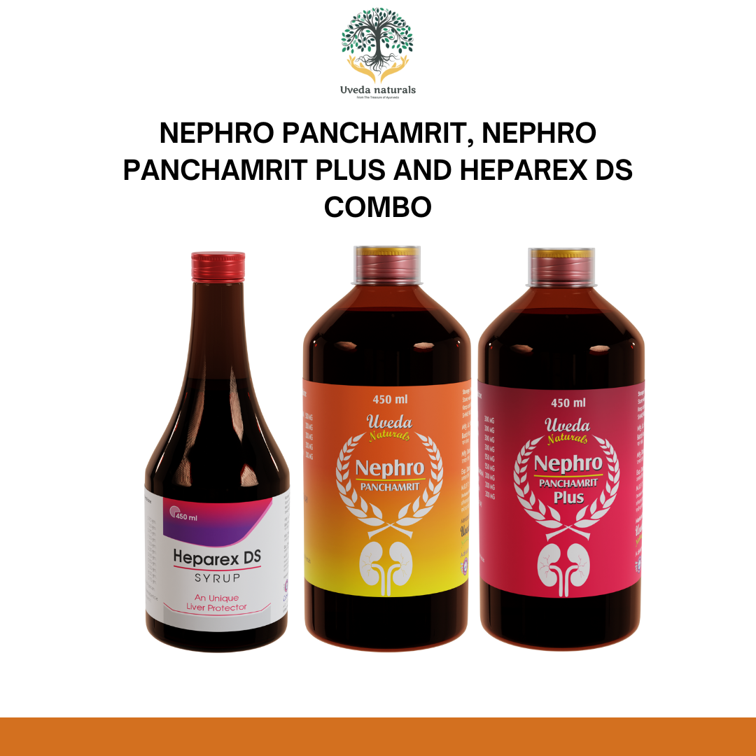 Nephro Panchamrit, Nephro Panchamrit Plus, and Heparex DS Combo – Uveda ...